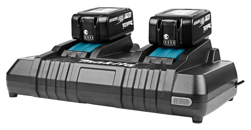 Raadsma - ACCULADER MAKITA 220V DC18RD 2 ACCU'S 196933-6